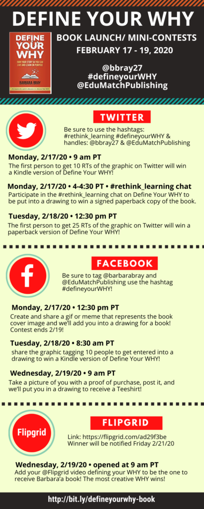 Define Your WHY Book Giveaway and Mini-Contest Winners - Rethinking ...